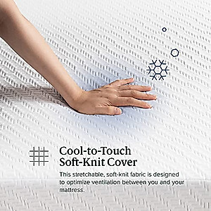 ZINUS 8 Inch Ultra Cooling Gel Memory Foam Mattress, King, Cool-to-Touch Soft Knit Cover, Pressure Relieving, CertiPUR-US Certified, Mattress in A Box, All-New, Made in USA