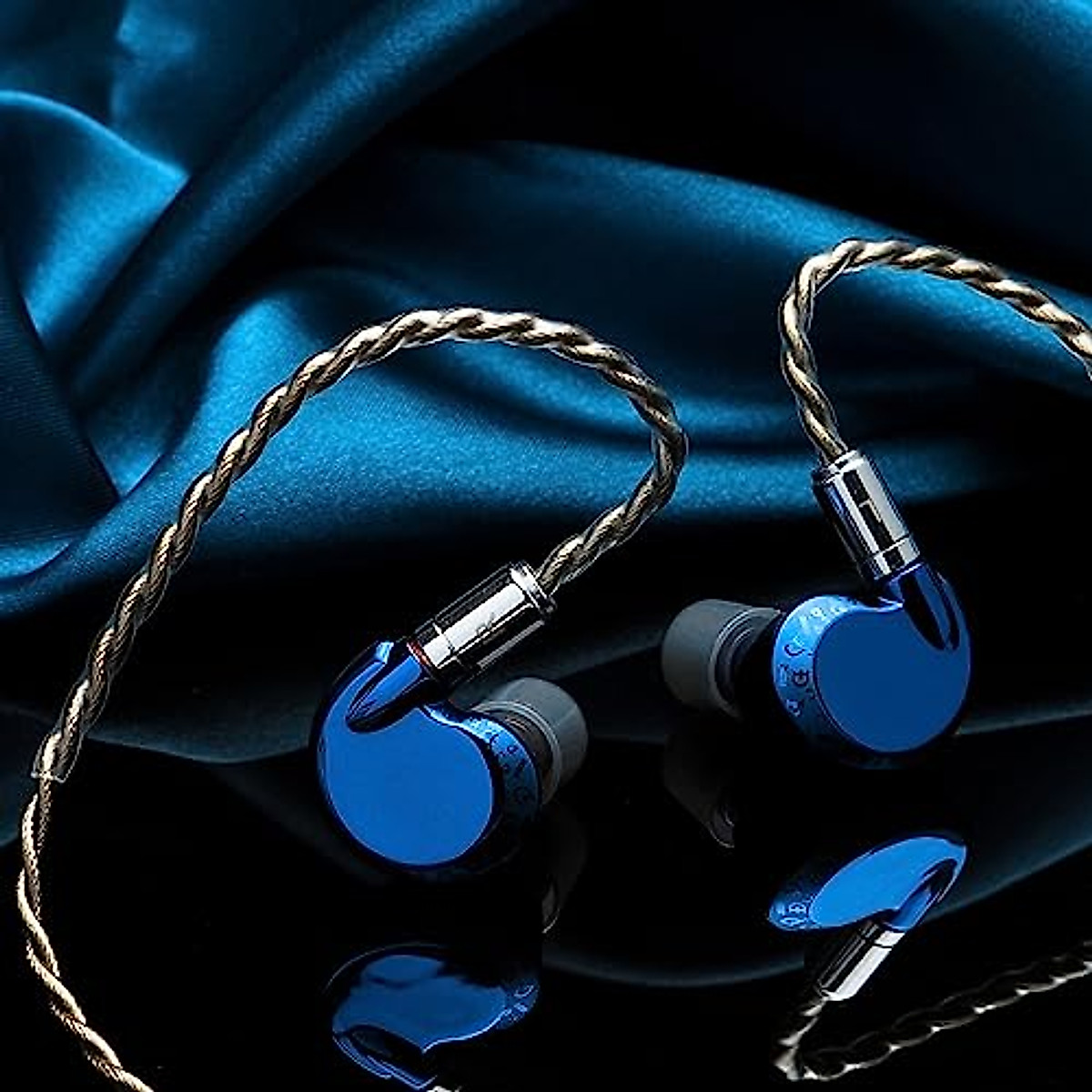 HiFiGo DUNU Falcon Ultra 1DD in-Ear Monitors, Upgraded Single Dynamic Driver with Magnesium Alloy Diaphragm IEMs in-Ear Earphones (Klein Blue)