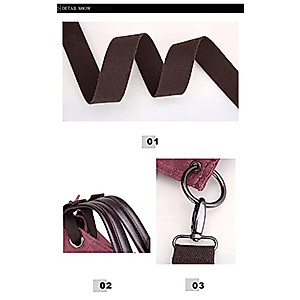 Eamom Extra Large Crossbody bags for Women Handbag Hobo Bag Canvas Purse Women's Clutch Handbags Shoulder Purse (Deep khaki)