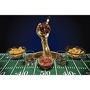 Football Decanter with 2 Football Whiskey & Wine Glasses - Perfect For Superbowl, Father's day Gift , Gift for Husband - Made for Liquor, Scotch, Whiskey and Bourbon 750ml, Rugby Gifts