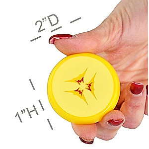 HOME-X Fresh Banana Cover, Reusable Produce Keeper, Banana End Caps, Set of 2-2” D x 1” H, Yellow