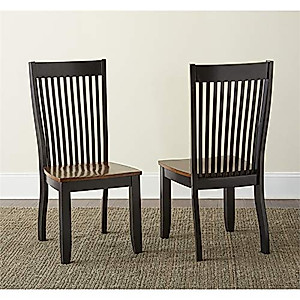 Steve Silver Lawton Dining Chair in Black (Set of 2)
