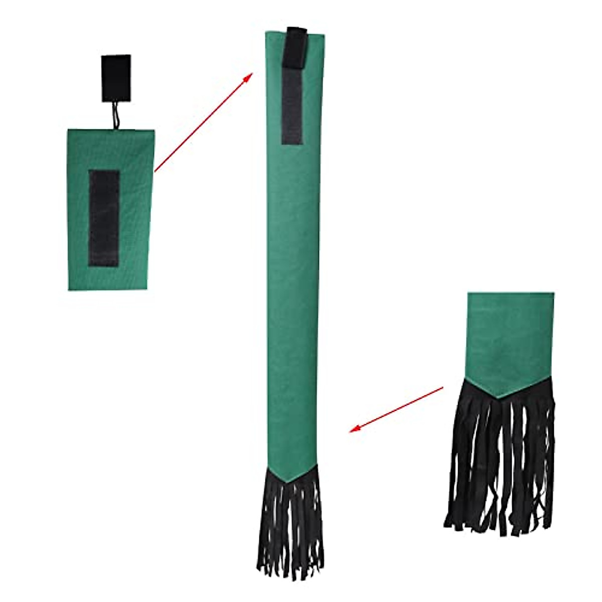 Horse Tail Bag,horse Tail Wrap With Fringe Non Slip Black Guard,horse Tail Fly Swisher Decor Horse Tail Extensions (Blue)