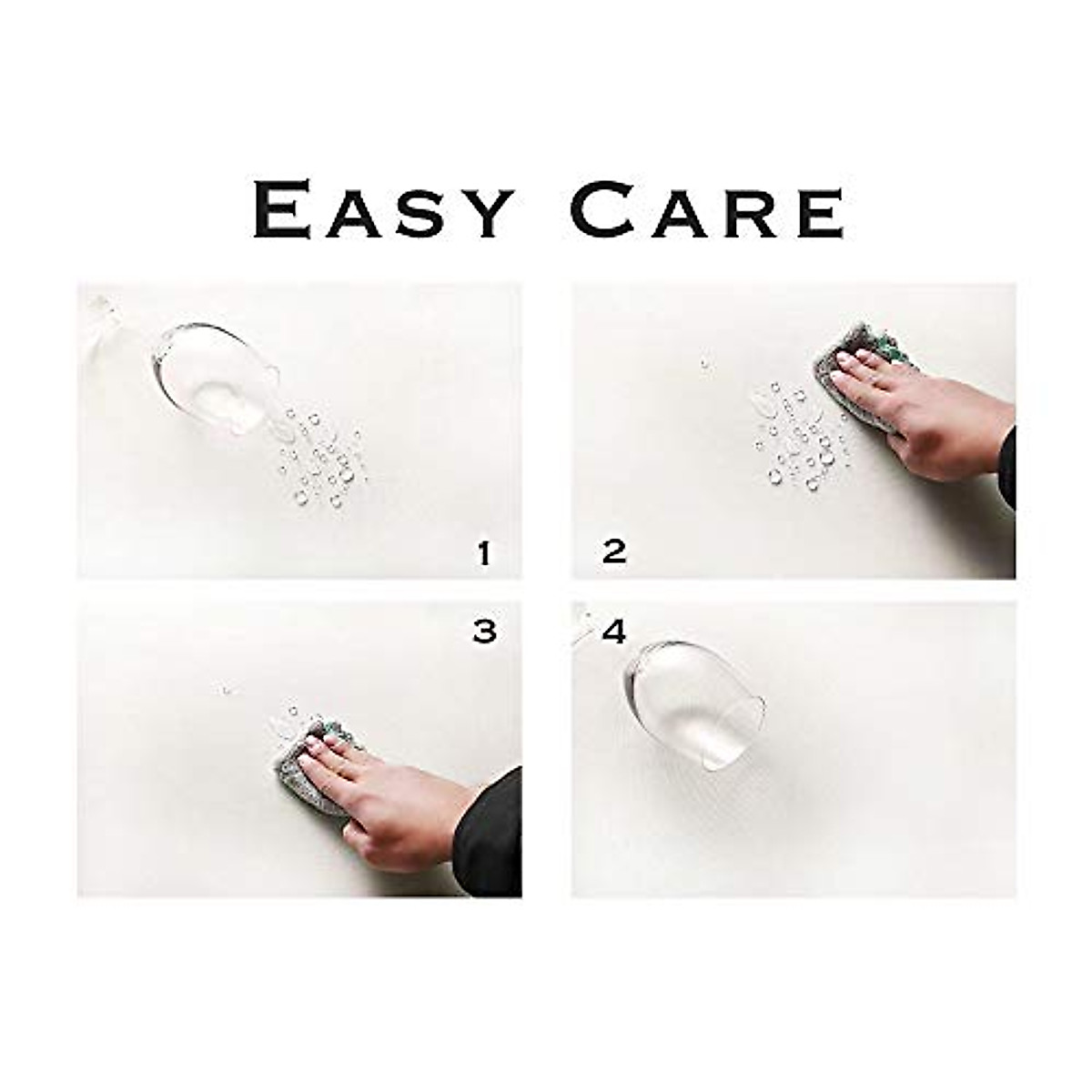 RUIBAO HOME Beige Cream(Light Yellow) Rectangle Tablecloth Spill and Waterproof Wrinkle Washable Polyester Tablecloth for Dining Table Kitchen, 60 x 85 Inches（60 x 85 in， Cream）