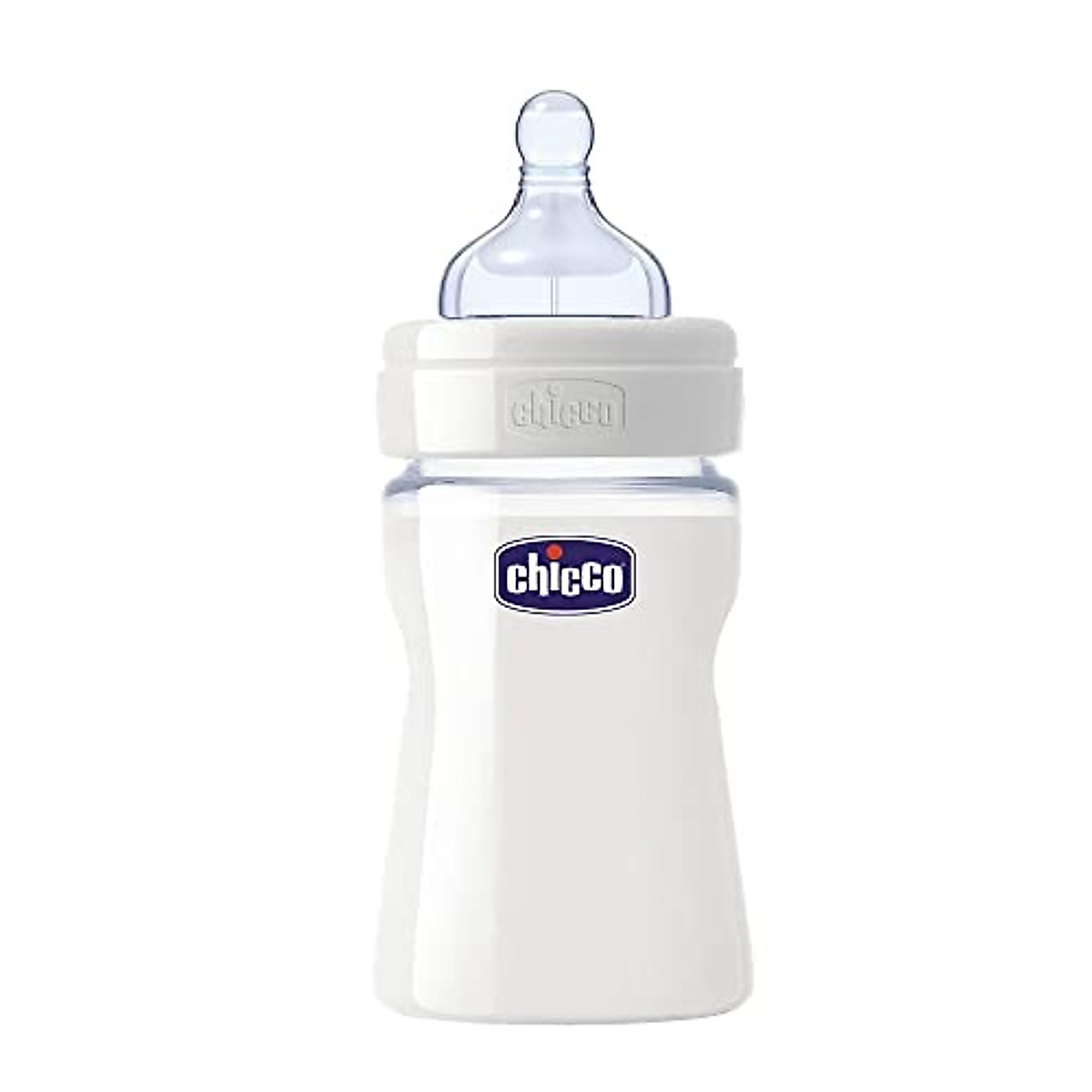 Chicco Baby Bottle and Glass Wellbeing Silicon Unisex 150ml + 0Mesi