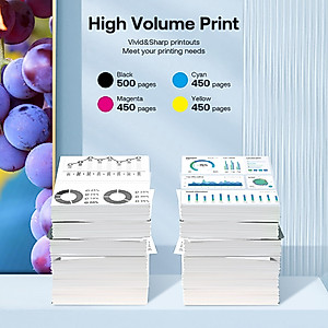 MCYCOLOR 200XL Ink Remanufactured for Epson 200 XL Ink Cartridge to Use with XP-200 XP-300 XP-310 XP-400 XP-410 WF-2520 WF-2530 WF-2540 Printer（2 Black, 1 Cyan, 1 Magenta, 1Yellow ）