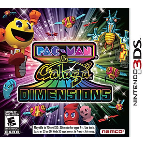 Pac-Man and Galaga Dimensions - Nintendo 3DS (Renewed)