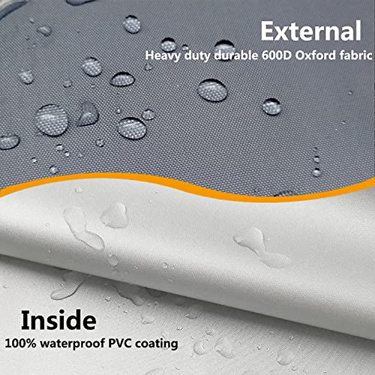 Dalema Waterproof Shelf Cover,Heavy Duty Dustproof Storage Shelving Unit Cover,Durable Steel Organizer Wire Rack Cover,Shelf Display Rack Protective Cover with Zipper.(Grey,48x18x72 inch)