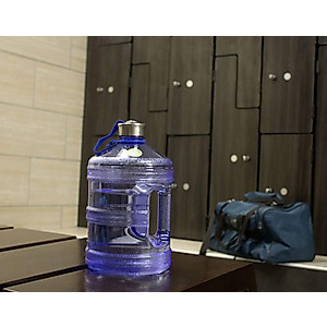 Newair 45 lbs. Portable Countertop Clear Ice Maker + New Wave Enviro Iconic 1 Gallon BPA Free Water Bottle
