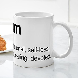 CafePress Mum Inspirational Mug Ceramic Coffee Mug, Tea Cup 11 oz