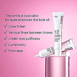 StriVectin Power Starters Anti-Wrinkle Trio for Youthful, Healthy-Looking Skin, Face and Around the Eyes, Full-Size Routine