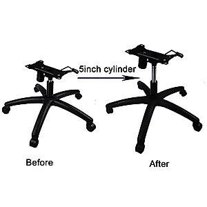 Pro Adjustable 28" Heavy Duty Replacement Office Chair Base/Gaming Chair Base/Computer Chair Base,Upgrade 330 Pounds Swivel Chair Base Replacement