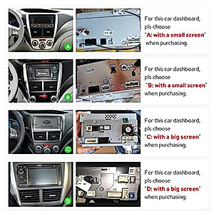 Joying 9 Inch Android Car Radio 8GB+128GB for Subaru Forester WRX 2008-2012 Impreza WRX 2007-2011 Car Stereo Support Wireless Carplay Android Auto GPS Navigation Bluetooth 5.1 AM/FM Subwoofer Output