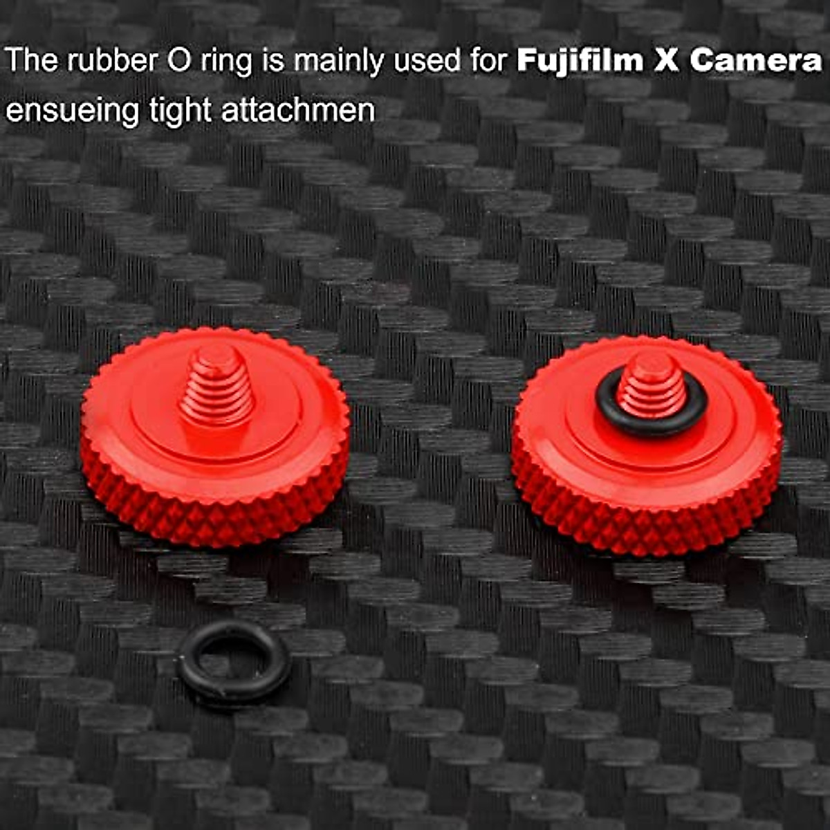 Yullmu Camera Shutter Button (2 Pack/Red&Black) 12mm Pure Copper Soft Shutter Release Button for Fuji Fujifilm XT30 X100V X100F X100T X100S X100 X-T4 X-T3 XT2 XT1 X30 X20 X10 X-T20