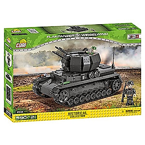 590 Pcs Historical Collection WWII /2548/ Flakpanzer Iv Wirbelwind