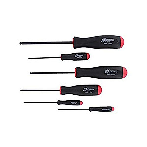 Bondhus 10686 1.5-5mm Balldriver Screwdrivers, 6 Piece Set