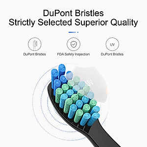 5 Pack Electric Toothbrush Replacement Heads Compatible with Fairywill,Toothbrush Heads Compatible with FW-507/508/551/515/917/959/2011,FW-D1/D3/D7/D8