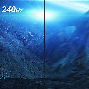 Acer Predator XB273 Xbmiprzx 27" FHD (1920 x 1080) IPS NVIDIA G-SYNC Gaming Monitor with Up to 0.1ms (G to G), 240Hz, 99% sRGB (1 x Display Port & 1 x HDMI Port), Black