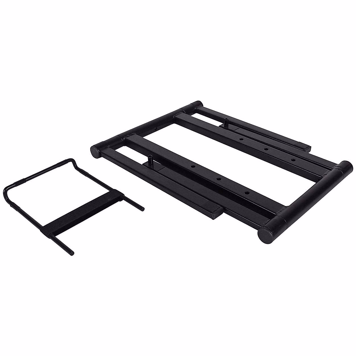 Rockville RLS2400 Lightweight Folding DJ Laptop Stand w/Extra Shelf & Travel Bag