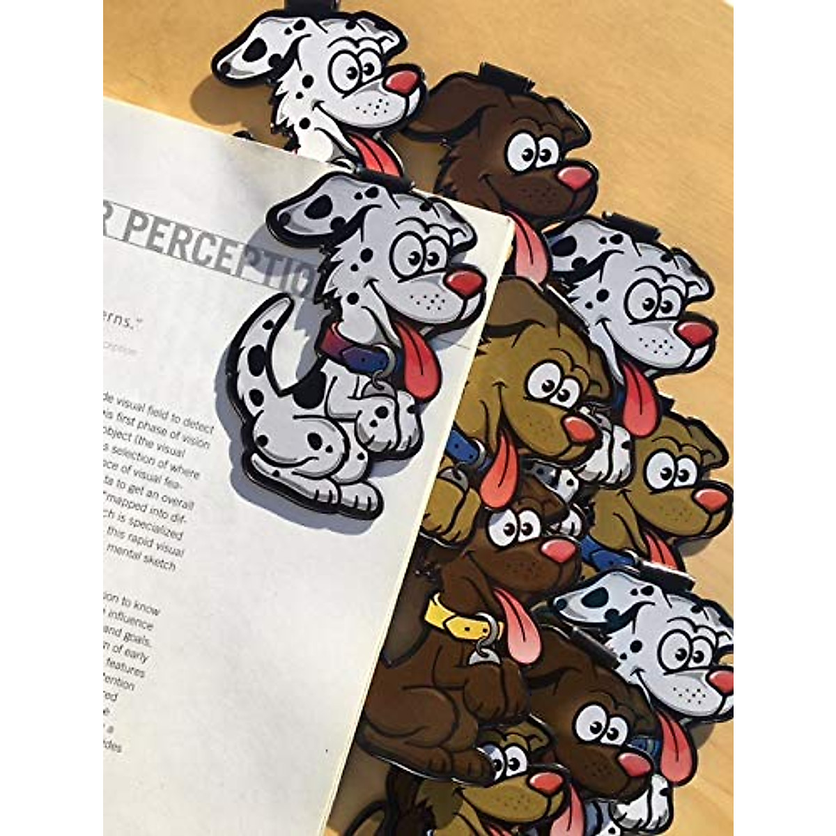 Dog Bookmarks - (Set of 20 Book Markers) Bulk Animal Bookmarks for Students, Kids, Teens, Girls & Boys. Ideal for Reading incentives, Birthday Favors, Reading Awards and Classroom Prizes!