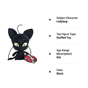 PLAGG Miraculous Ladybug - Plush Toy 15 cm - Ladybug Plagg - Fashion Dolls -