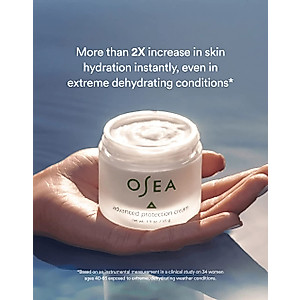 OSEA Advanced Protection Face Cream 1oz - Hydrating Face Moisturizer - Clean Beauty with Naturally Derived Bio-Retinol - Vegan & Cruelty-Free - Face Cream for Dry Skin - Seaweed Skincare