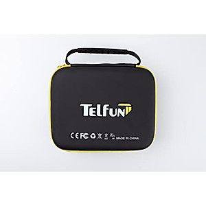 Telfun Head Shavers for Bald Men, 5-in-1 Head Electric Razor with Nose Hair Sideburns Trimmer, Waterproof Wet/Dry Mens Grooming Kit, LED Display, IPX7-Waterproof, Gifts Travel Case