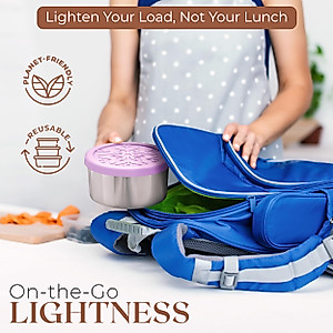 Stainless Steel Containers with Lids Set of 3 Food Grade Stainless Steel Food Containers with Silicone Lids