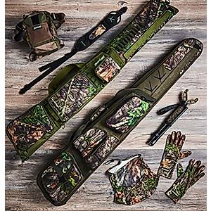 Allen Company Gear Fit Pursuit Shocker Turkey Shotgun Case, 52", Mossy Oak Obsession, Gray/White/Red (954-52)