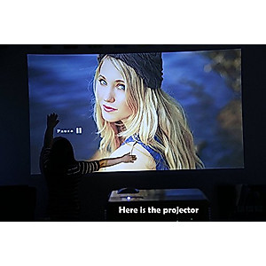 7500Lumen HD Multimedia Projector Native 1080P HDMI USB, 200" Widescreen LED Outdoor Projectors Digital Zoom for Gaming Movies Computer PS5 TV Stick