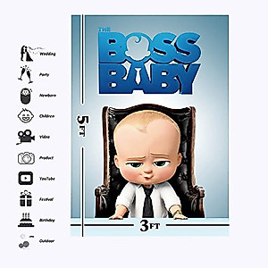 Little Prince Baby Backdrop 3x5ft Background Baby Shower Baby Boy Vinyl Happy Birthday Backdrop for Boys 1st 2nd 3rd Birthday Background for Photography Kids Party Supplies Backdrops for Photoshoot