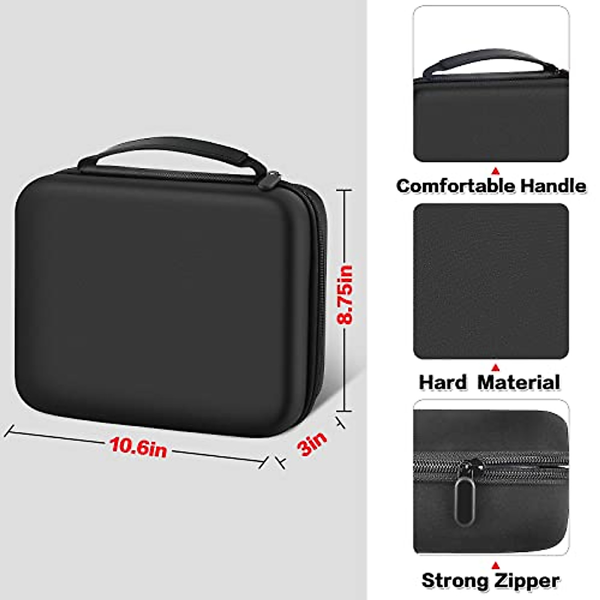 96 Pieces 46mm Coin Capsules, with Foam Gasket and Plastic Storage Organizer Box, 6 Sizes (20/25/27/30/38/46mm) Coins Collector Case Holder for Coin Collection Supplies(Black)