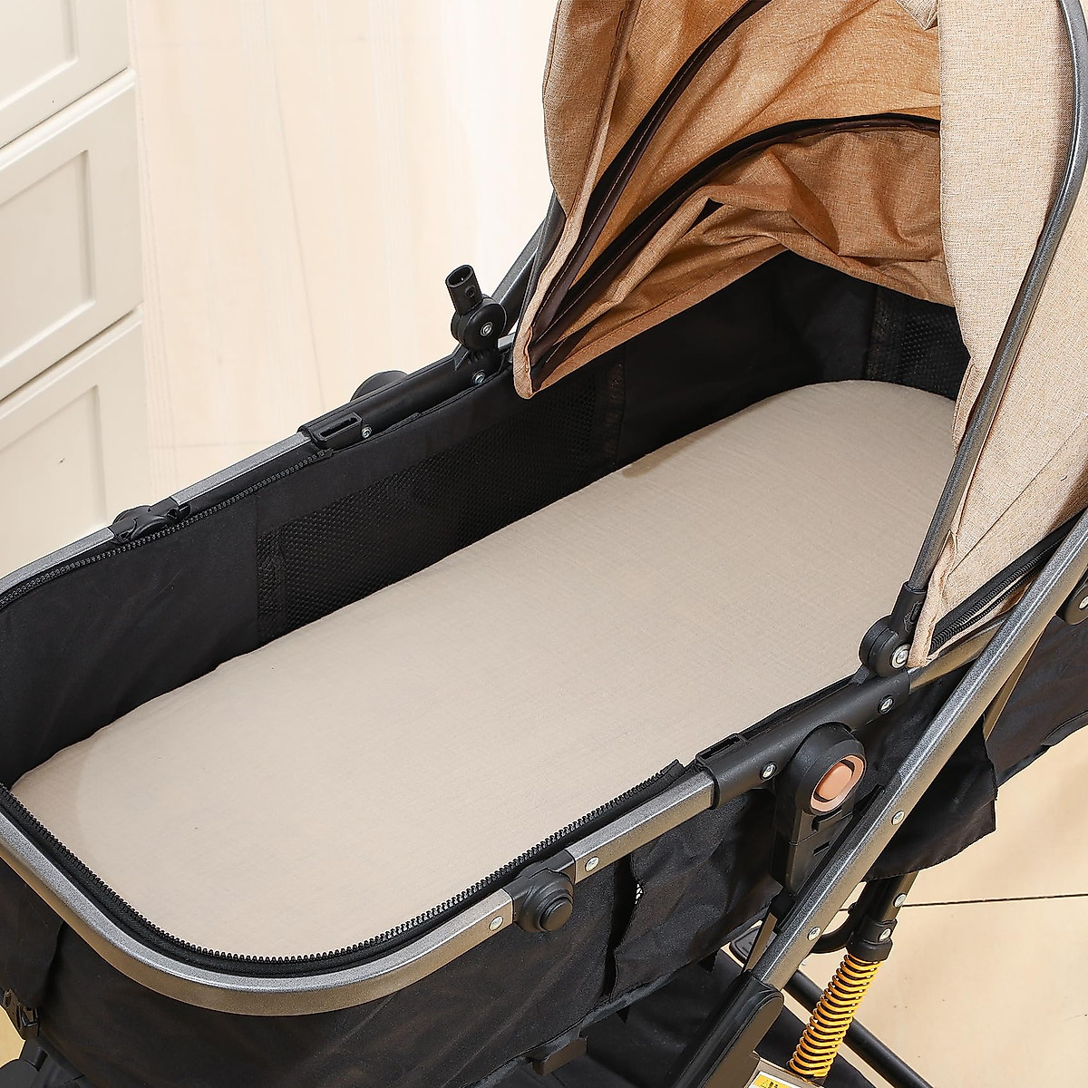 100% Cotton Muslin Changing Pad Cover for Boys Girls Baby 2 Pack, Soft and Breathable Diaper Change Table Sheets, Fit 32"x16" Contoured Pad, Fog & Blush