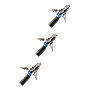 G5 Outdoors Deadmeat 100% Steel Expandable Standard Broadhead (3 Pack + Practice Tip) (Made in The USA)