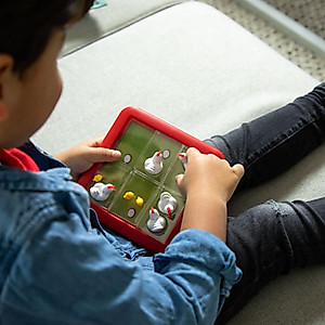 SmartGames Chicken Shuffle Jr. Skill-Building Travel Game for Kids and Adults Ages 4 & Up, 48 Challenges