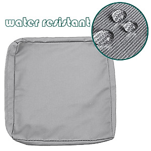 Sqodok Patio Cushion Covers, 2Pack Outdoor Cushion Covers for Patio Furniture, Waterproof Patio Cushion Slicovers Replacement