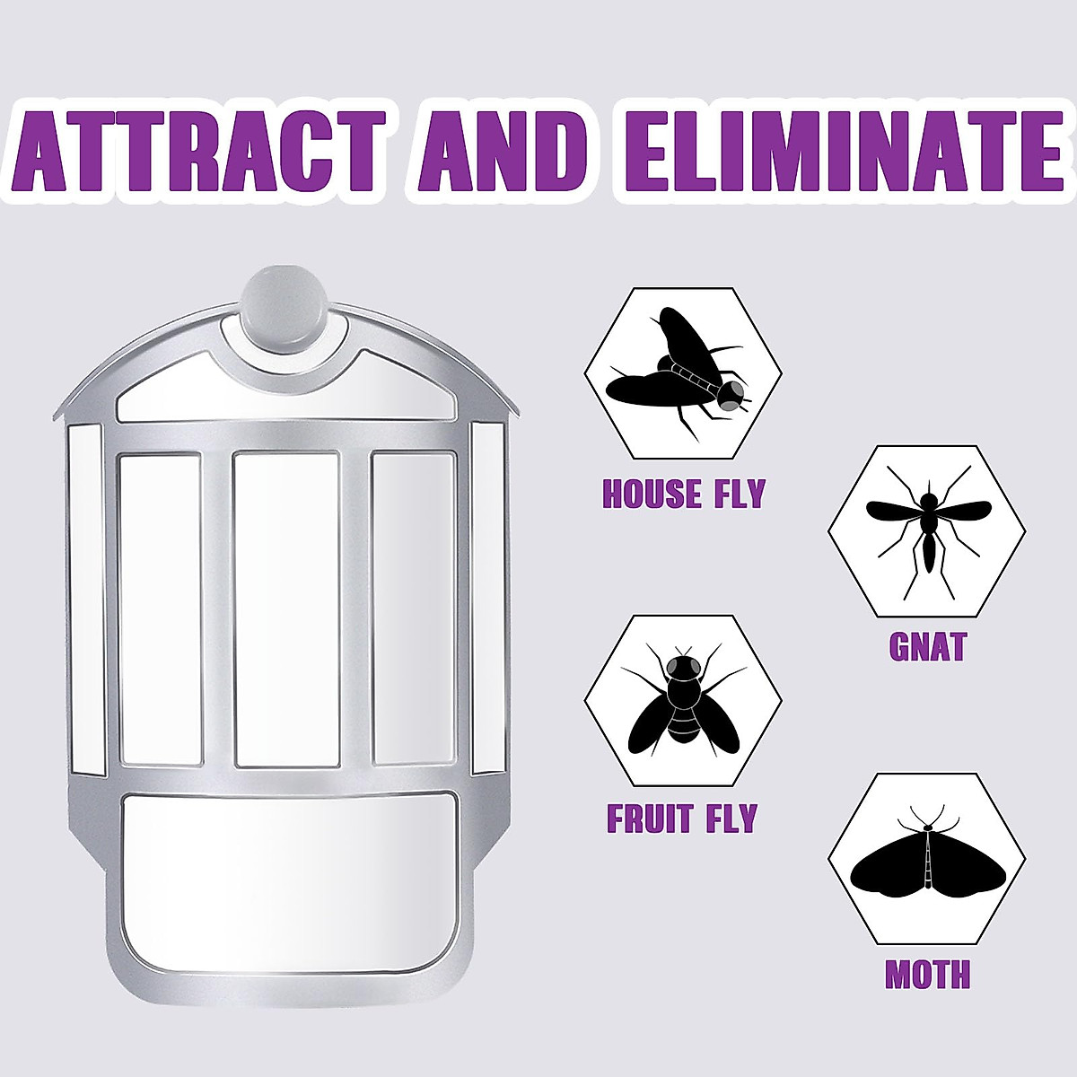 BRLR 8 Pack Refill Cartridge Kit Replacement, Compatible with ZEVO Plug-in Light M364 and Max (8 Pack)