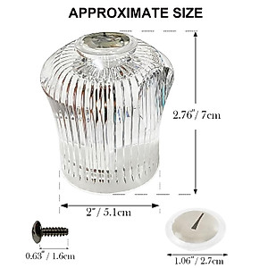 Faucet Handle Replacement Compatible with Kohler Acrylic 30316 Handle Kit