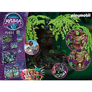 Playmobil Adventures of Ayuma Crystal Fairy and Bat Fairy with Soul Animals