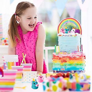 ArtCreativity Unicorn Water Squirt Toys for Kids, Pack of 12, Unicorn Birthday Party Favors, Bath Tub and Pool Toys for Children, Safe and Durable Squirters, Goodie Bag Stuffers