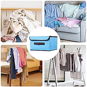 PINGPING Box Sundries Foldable Clothing Box with Lid Storage Portable Box Foldable Storage Storage Housekeeping & Organizers Tote Bins for Storage with Lid