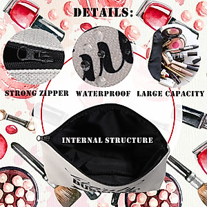 BDPWSS Just One More Chapter Book Lover Cosmetic Bag Literary Book Themed Zipper Pouch Pen Organizer Bag Gifts For Bookworm Readers Librarian Bibliophiles (just one more chapter)