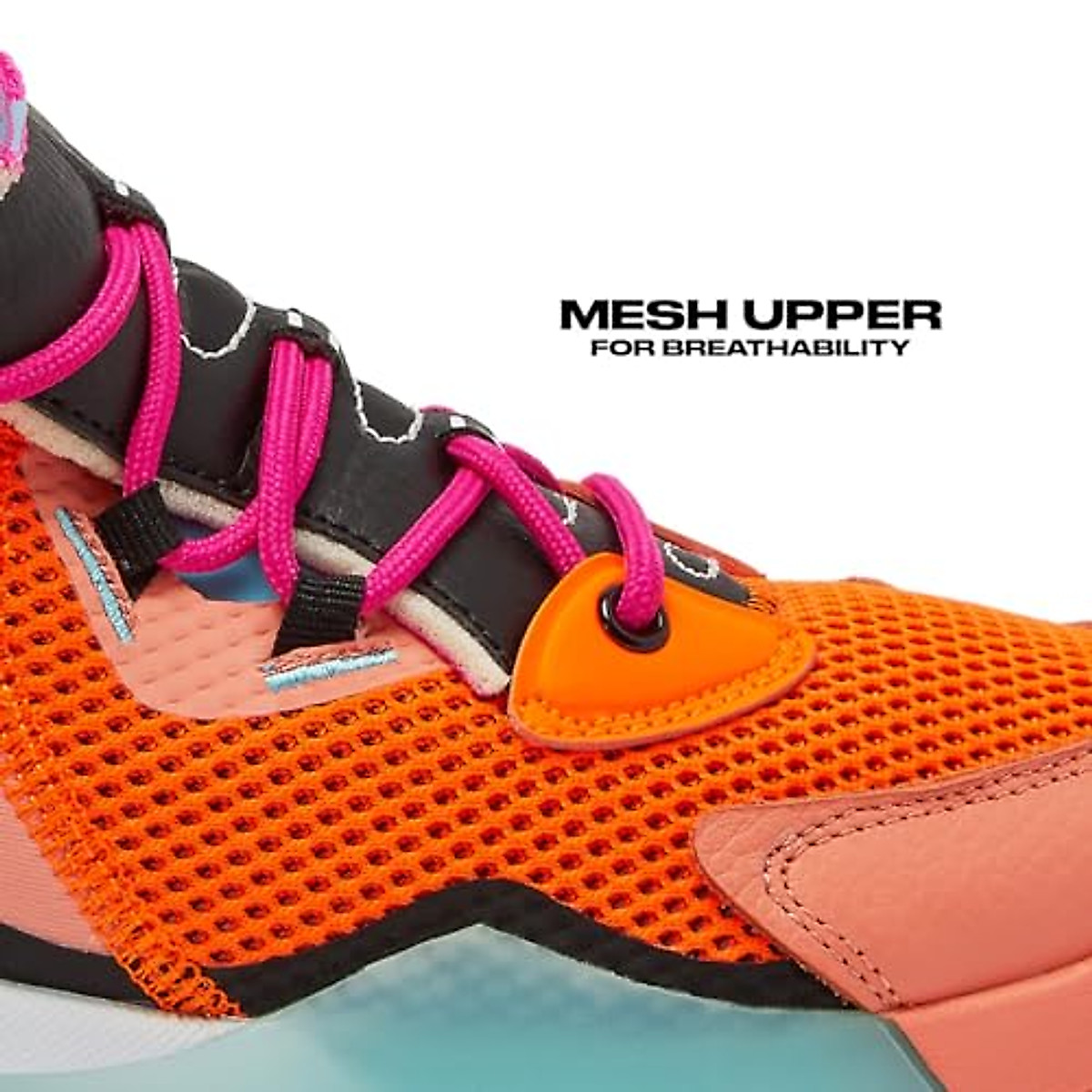 AND1 Override Girls & Boys Basketball Shoes Kids, Boys High Top Sneakers - Orange, 2 Little Kid