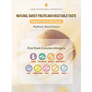 Hot-Kid Baby Mum-Mum Rice Rusks, Original, 24 Pieces (Pack of 6) Gluten Free, Allergen Free, Non-GMO, Rice Teether Cookie for Teething Infants