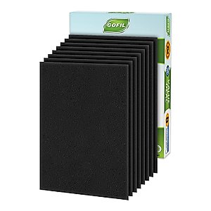 GOFIL 8 Pack Replacement Filters Includes 8 Carbon Pre-filters Compatible with Air Purifier Model HPA094/HPA100/HPA101/HPA104/HPA105/HA106