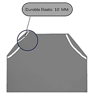 Clovefry Toddler and Preschool Cot Sheets - Daycare/Pre-School Cot Sheet - Corner Elastic Loops - Cot Bed Fitted Sheet - Poly Cotton Surface Set of 6 (22" W X 52" L) - Dark Grey