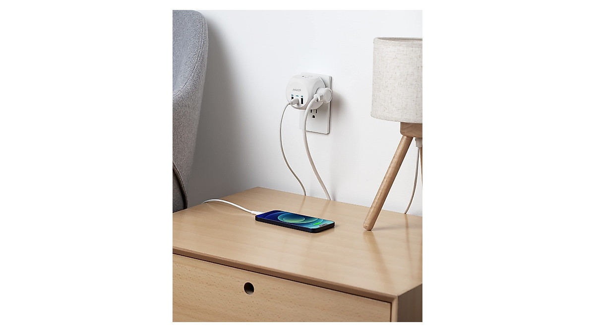 Anker USB-C Power Extender with 3 Outlets & 30W Fast Charging