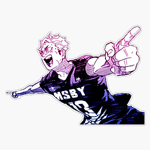 Miya Atsumu Pride Bumper Sticker Vinyl Decal 5"