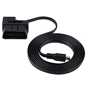 OBD2 USB Cable 16pin Car Diagnostic Extension Adapter to Mini USB Cable, 180cm
