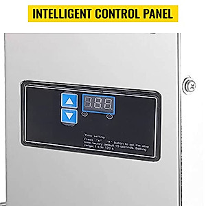 Happybuy Milk Tea Shaker Double Frame Milk Tea Shaking Machine 400r per Minute Stainless Steel Auto Tea Milk Making Machine for Boba Milk Tea